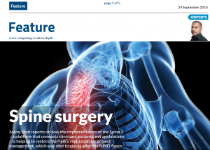 Spine 2 - success for the NHS - for Health Informaticians